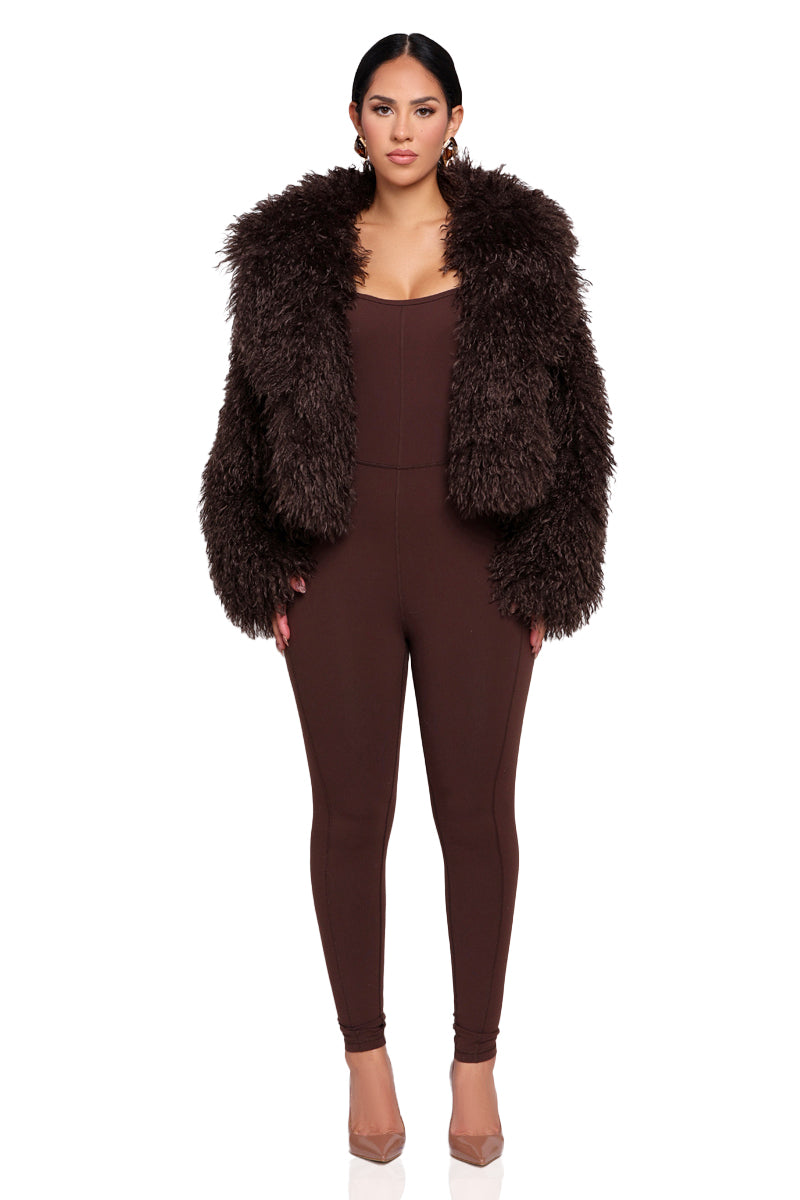 Cocoa Cloud Shaggy Coat – According To Lilly